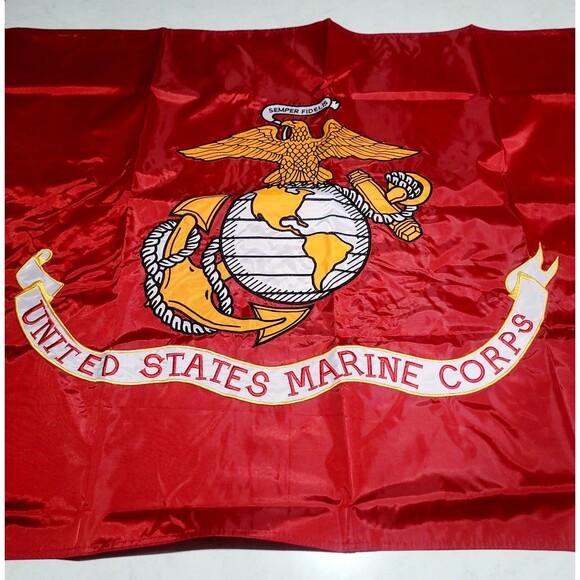 Unbranded | Art | Embroidered Double Sided Usmc Marine Corps Flag 3 X 5 ...